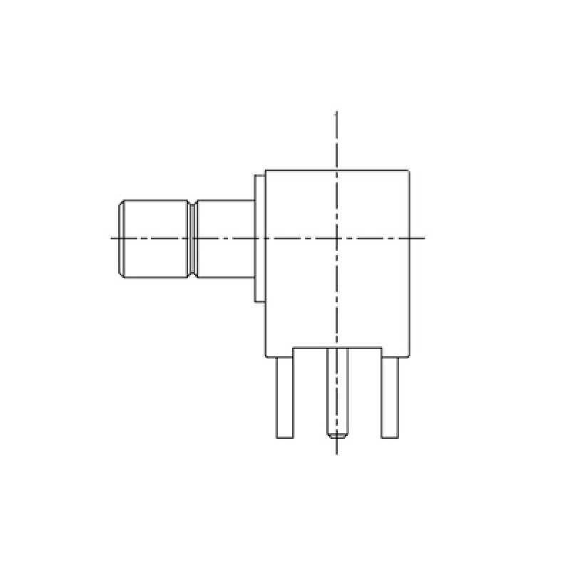 2GHz Right Angle PCB Mounted SMB Socket from Cambridge Electronics